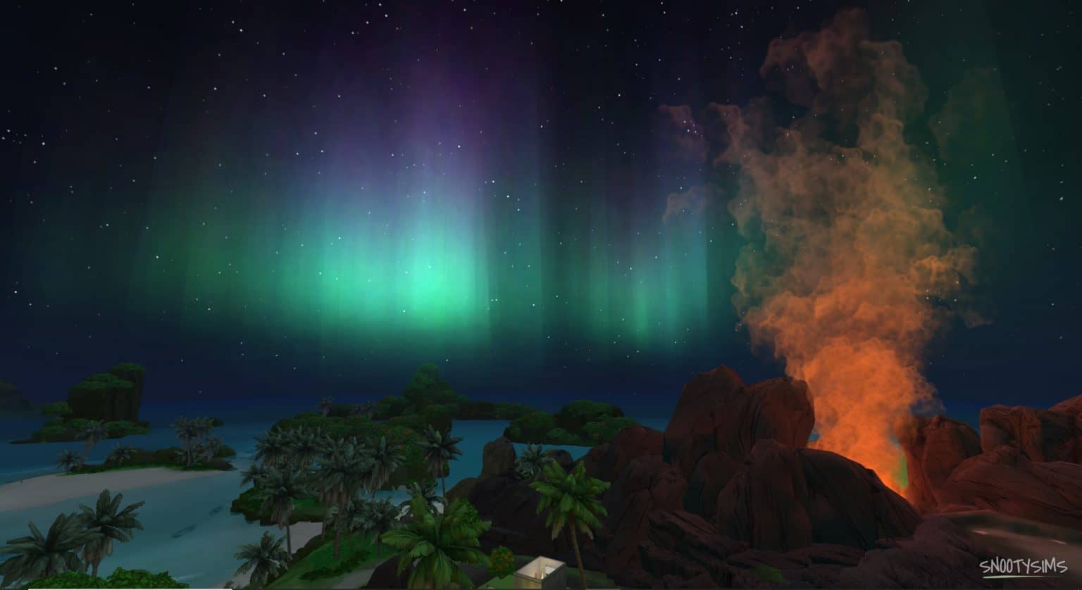How To See The Magnificent Northern Lights and Sun Rays In The Sims 4