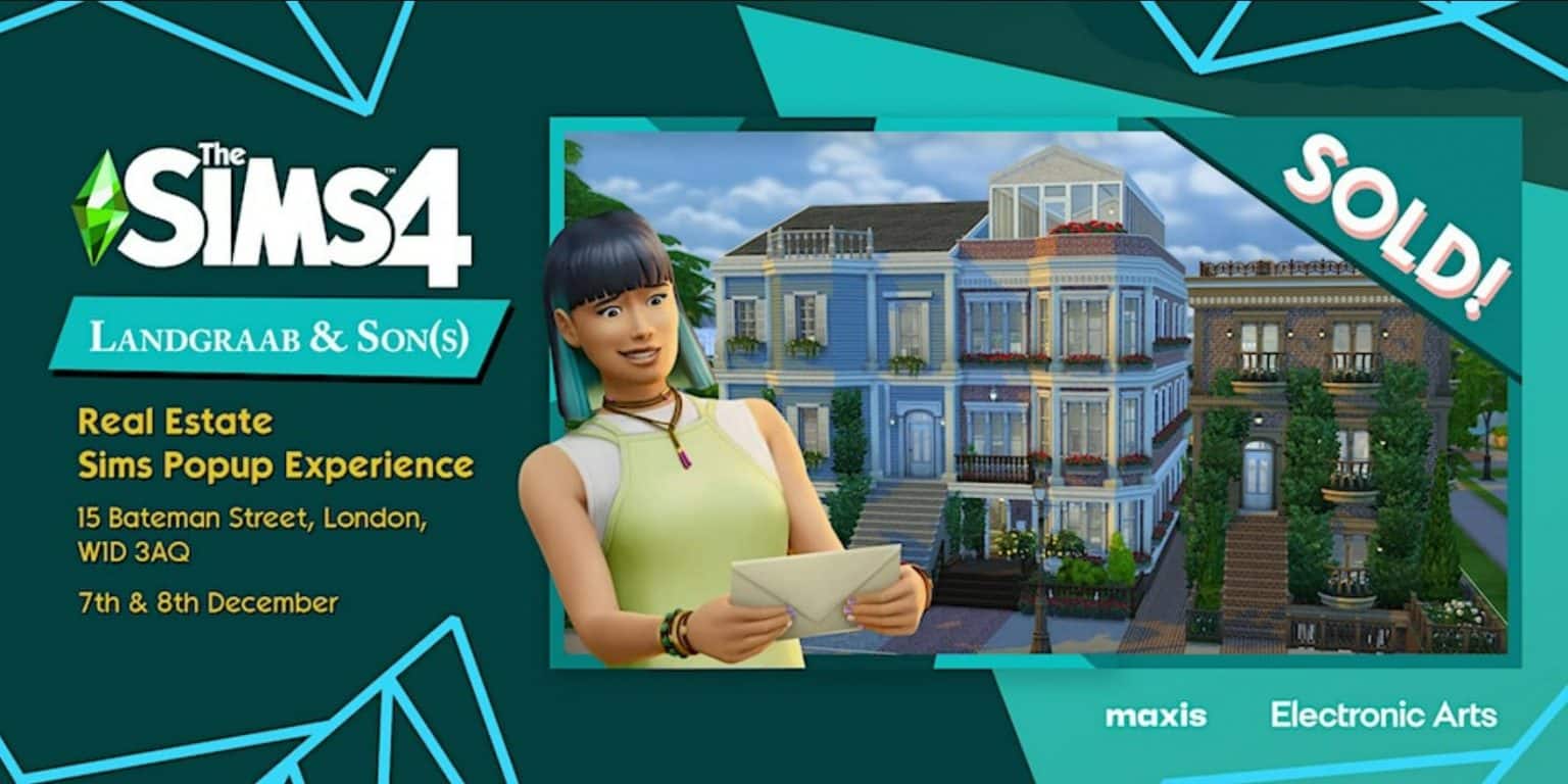Great News: Sims 4 For Rent Pop-up Event In London!