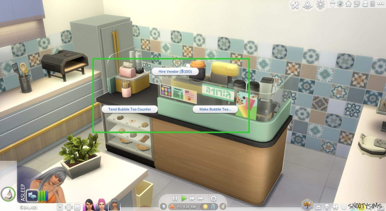 Thriftea: The Popular Bubble Tea Shop In The Sims 4