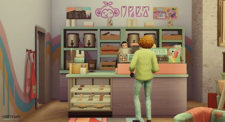 Thriftea: The Popular Bubble Tea Shop In The Sims 4