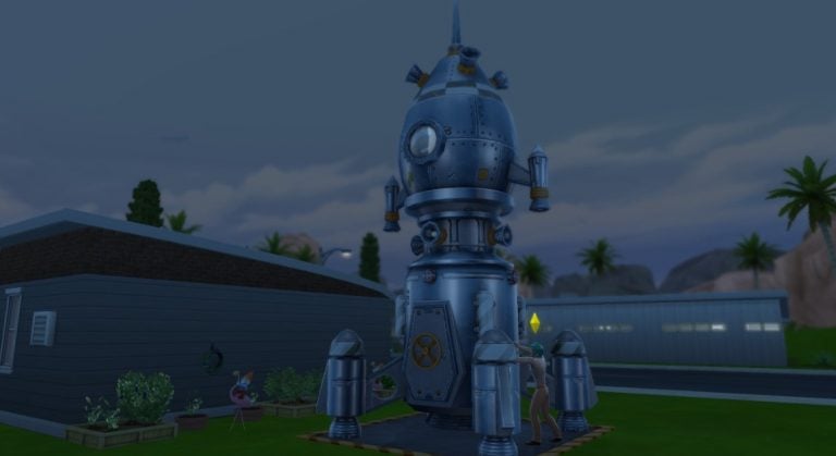 Build Rocket Cheat For TS4 - Work At The Speed of Light