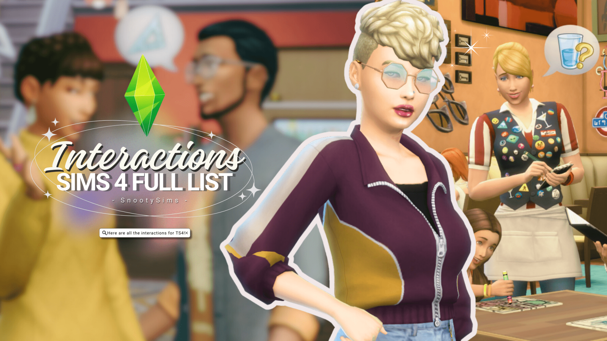 Interactions List: All Types of Sims 4 Socials In One Place!