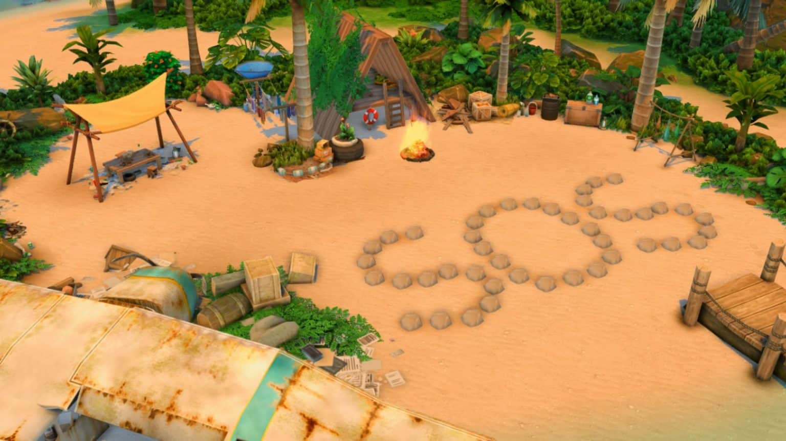 Survive All Odds In The Island Challenge For The Sims 4