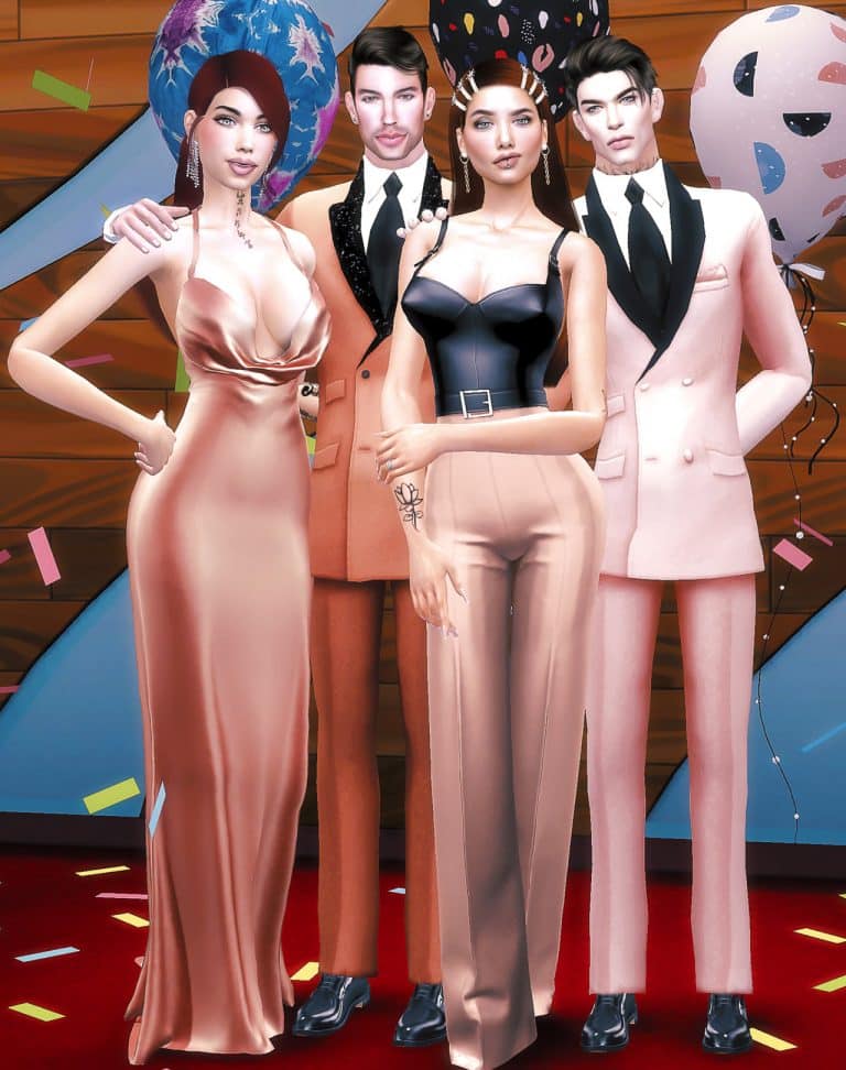 The Best Group Poses For The Sims 4