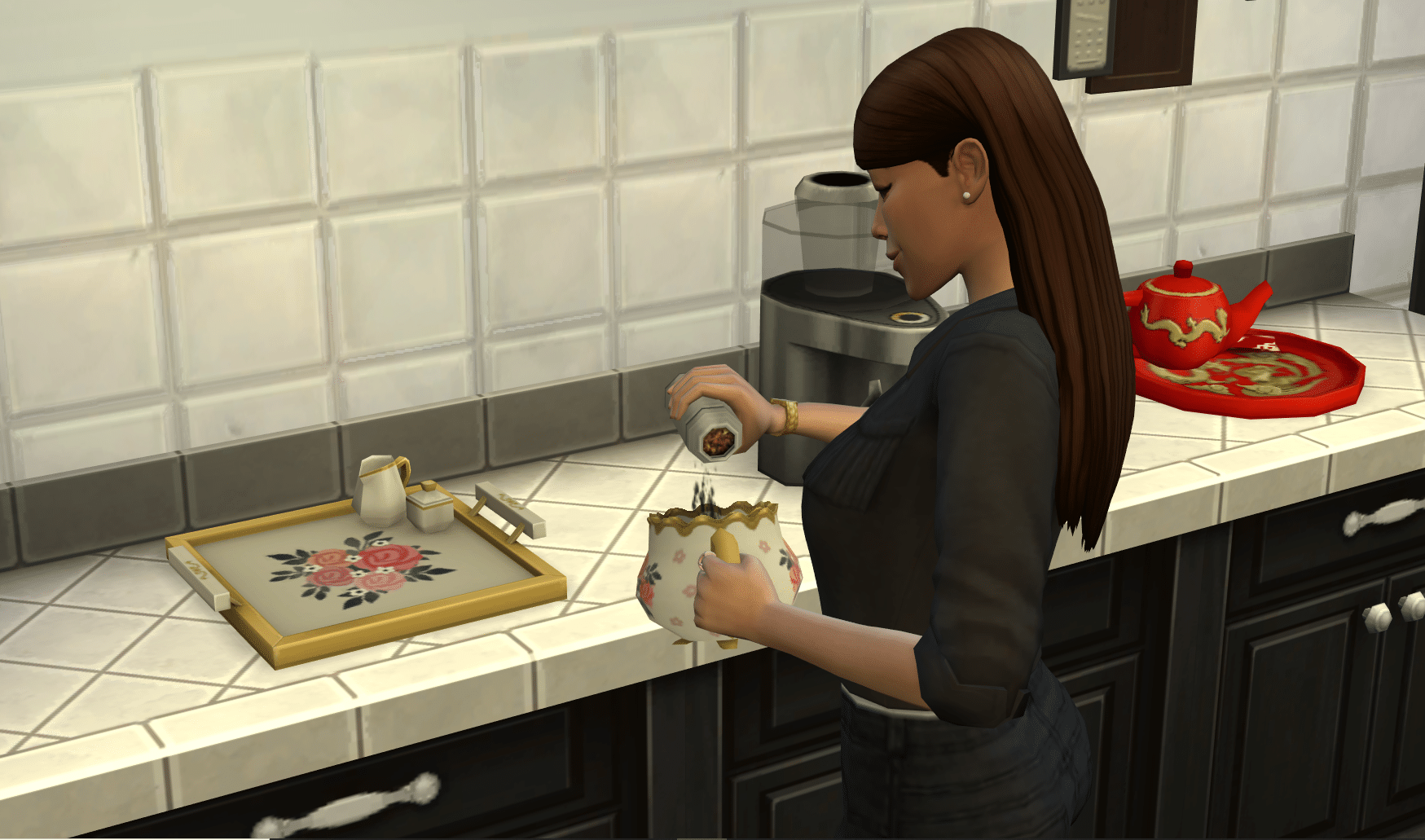 Brewing Mood-Changing Teas in the Sims 4