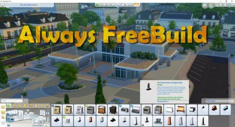 Sims 4 Free Build Cheat | How To Enable The Free Build In Sims 4?