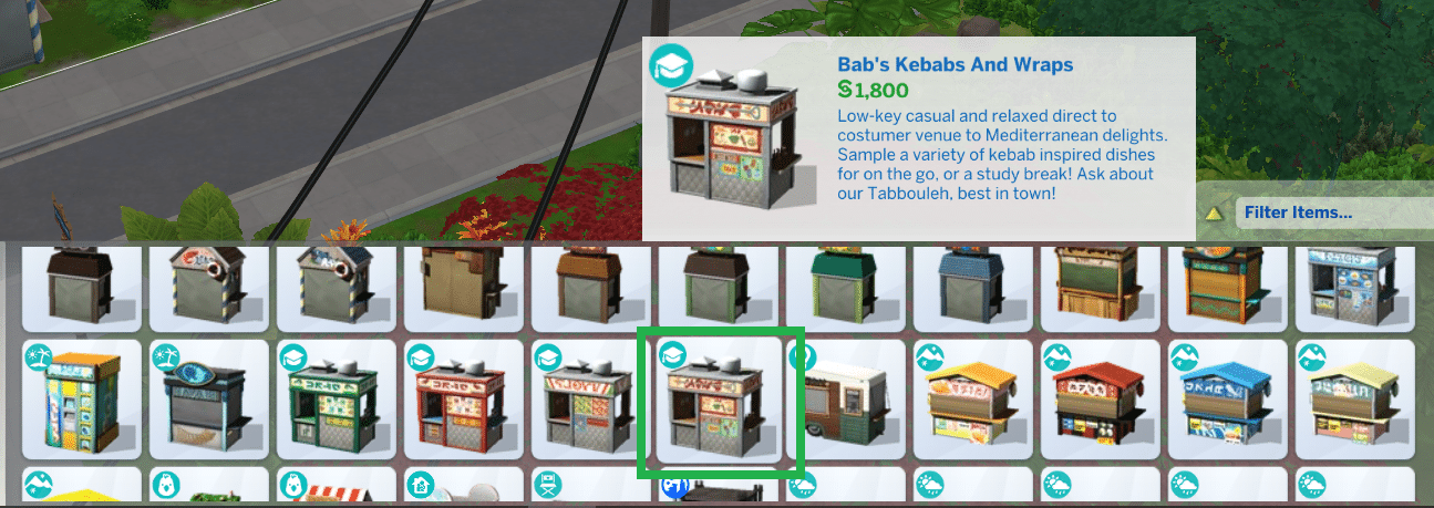Full List: 40+ Food Stalls in The Sims 4!