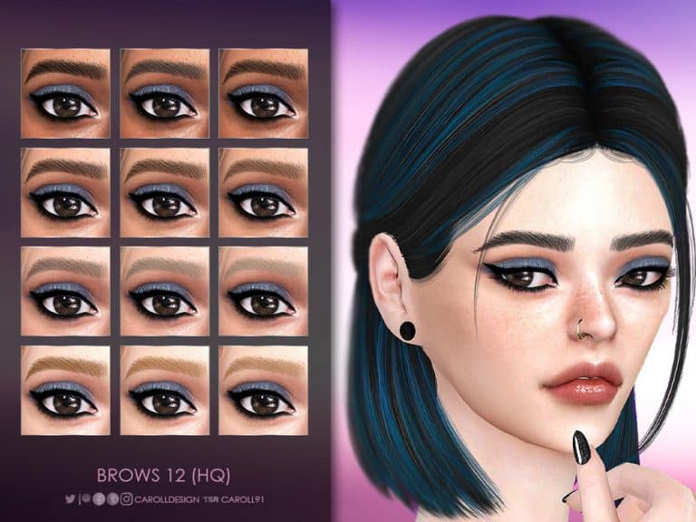 The Best Eyebrows CC & Mods for The Sims 4!
