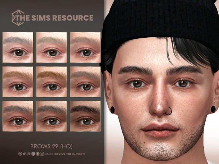 The Best Eyebrows CC & Mods for The Sims 4!