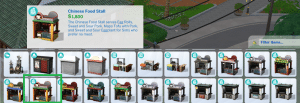 Full List: 40+ Food Stalls in The Sims 4!