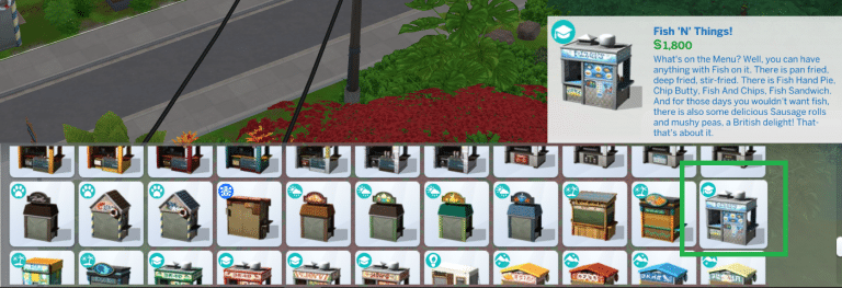 Full List: 40+ Food Stalls in The Sims 4!