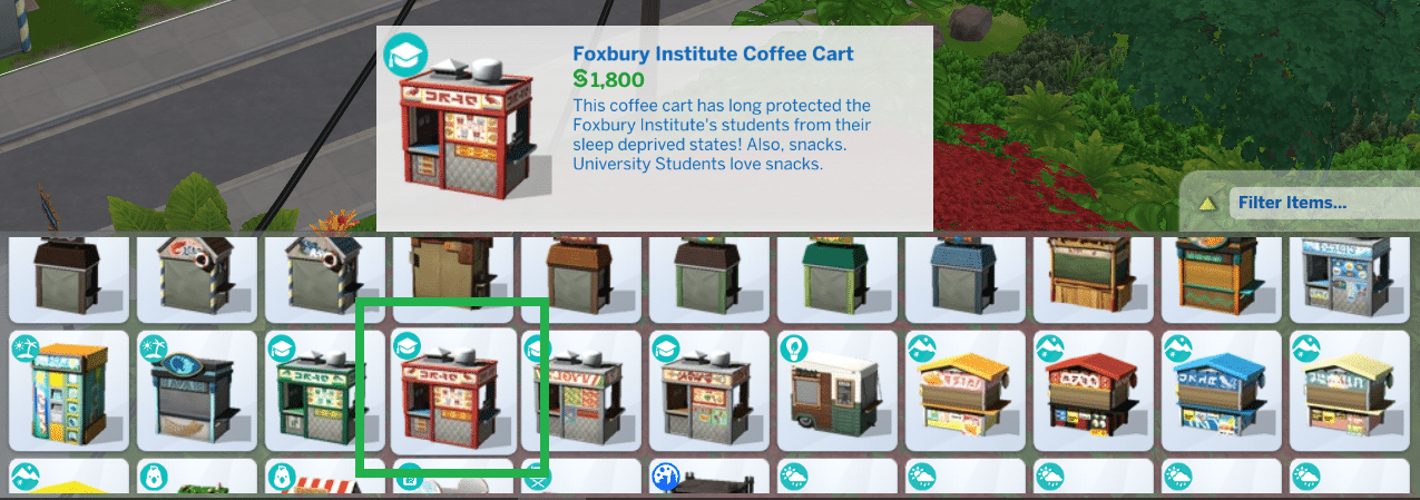 Full List: 40+ Food Stalls in The Sims 4!