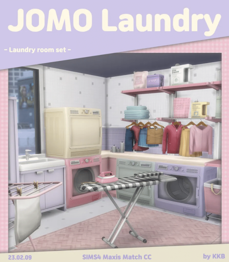 The Best Laundry CC & Mods for The Sims 4 — SNOOTYSIMS
