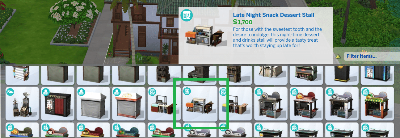 Full List: 40+ Food Stalls in The Sims 4!