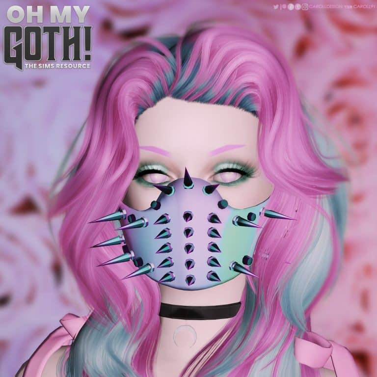 Best Free Goth Makeup And Accessories For Your Sims