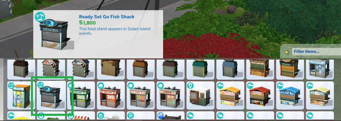 Full List: 40+ Food Stalls in The Sims 4!