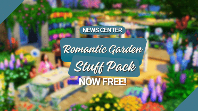 The Sims 4 Romantic Garden Stuff Is Now Free!