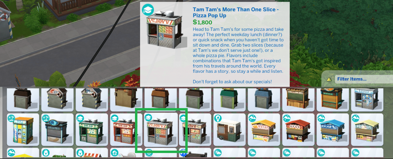 Full List: 40+ Food Stalls in The Sims 4!
