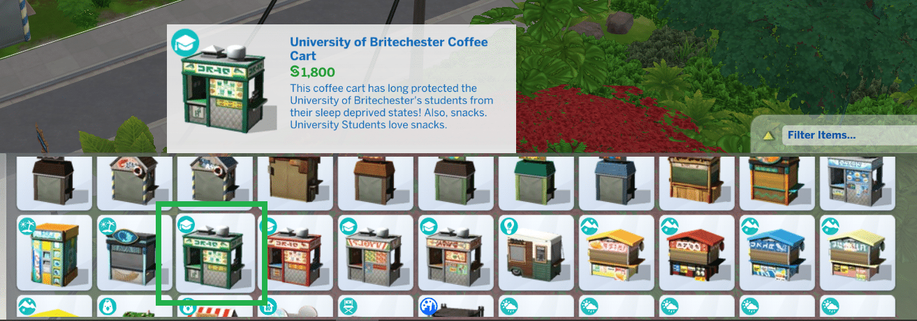 Full List: 40+ Food Stalls in The Sims 4!