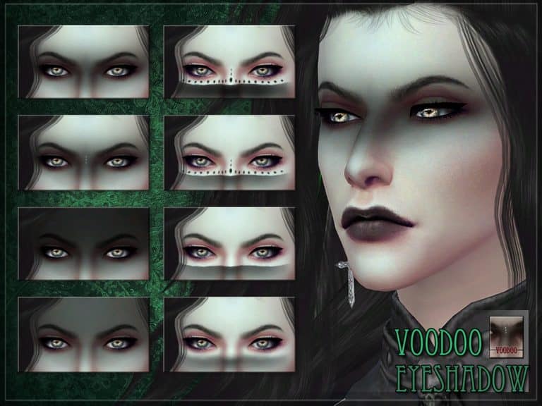 Best Free Goth Makeup And Accessories For Your Sims