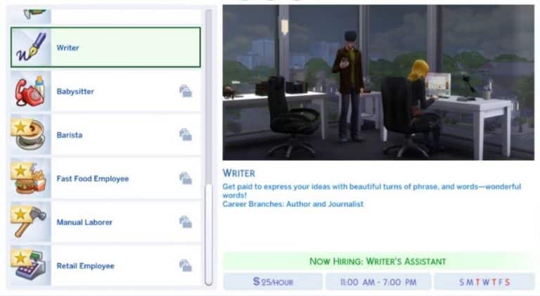 The Sims 4 Writer Career Guide: How To Excel as An Author Or A Journalist