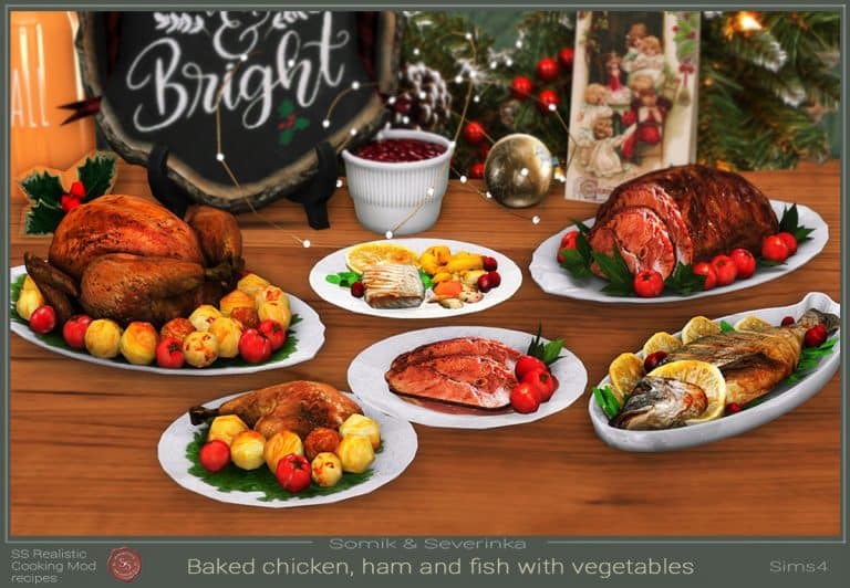 Delicious Custom Food Mods for The Sims 4