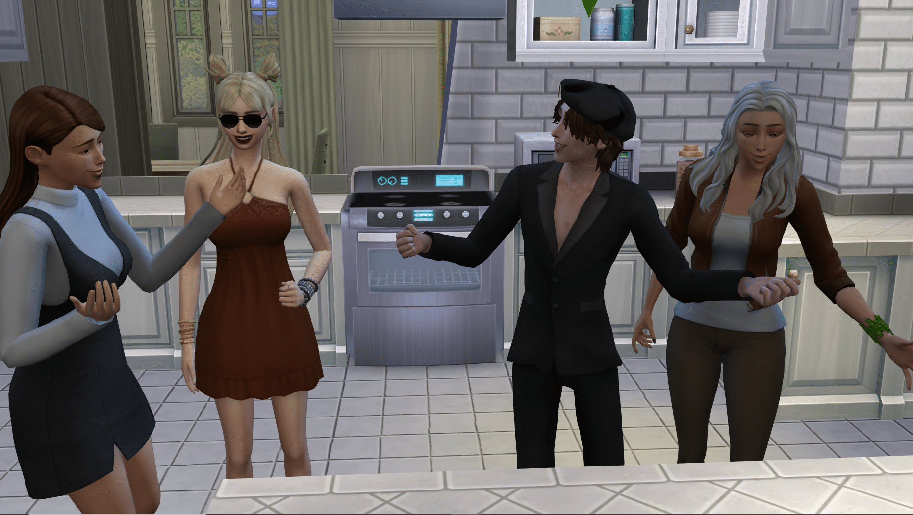 Throwing a New Year's Eve Party in The Sims 4