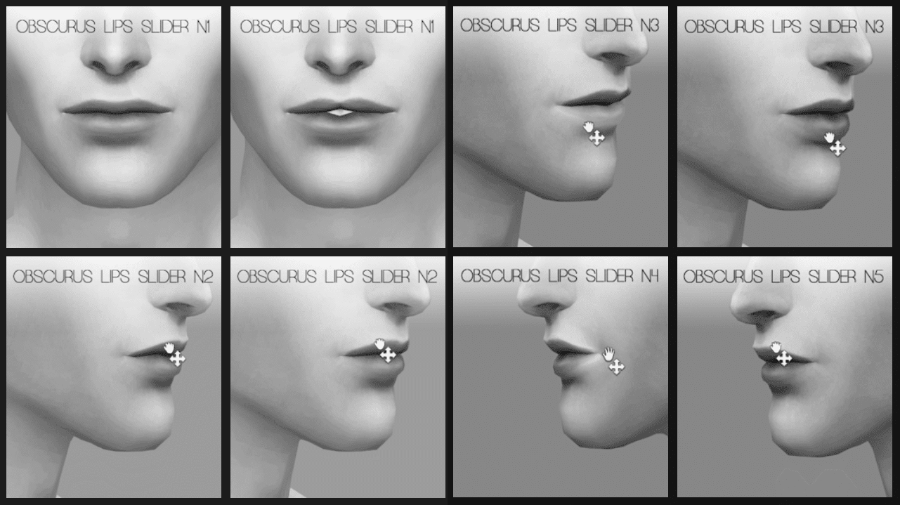 Sims 4 Obscurus Lips Slider Mod Cc Infoupdate Sims 4 Obscurus Lips Slider Mod Cc Infoupdate