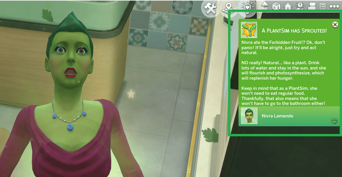 Becoming a PlantSim in The Sims 4