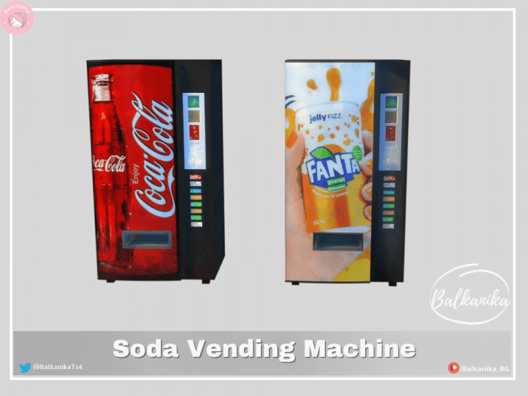 The Best Vending Machines CC and Mods for The Sims 4