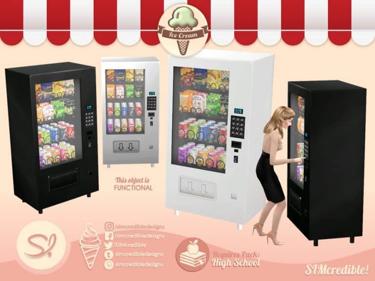 The Best Vending Machines CC and Mods for The Sims 4