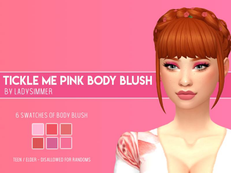 Full Body Blush Custom Content & Mods for the Sims 4 — SNOOTYSIMS