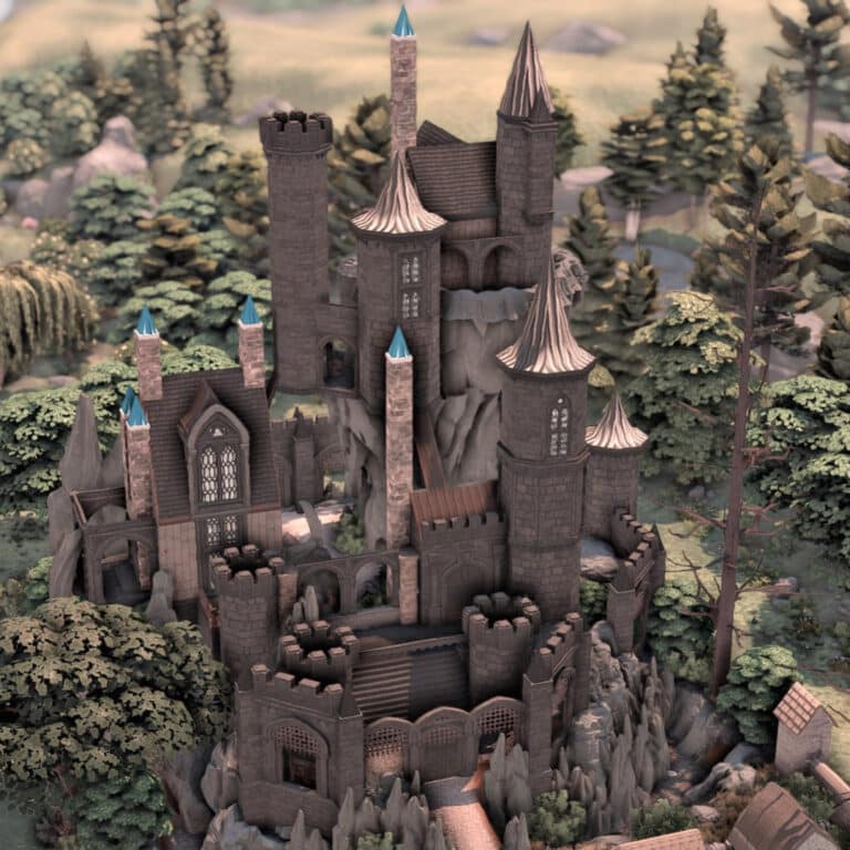 Majestic Castle CCs & Mods For The Sims 4