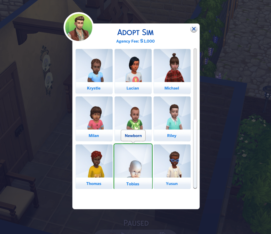 Adopting Kids and Pets in The Sims 4