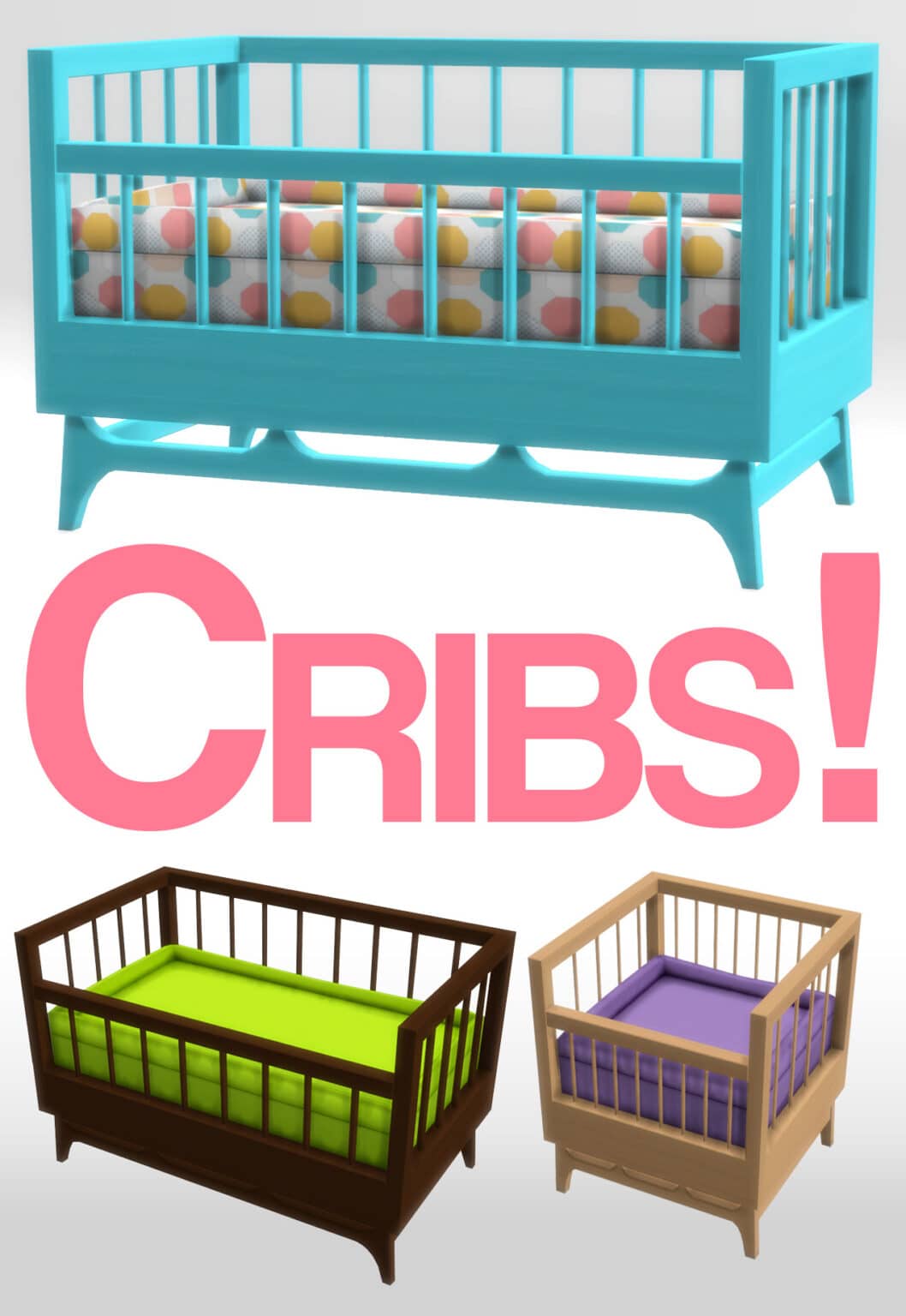 The Best Baby Cribs CC & Mods — SNOOTYSIMS