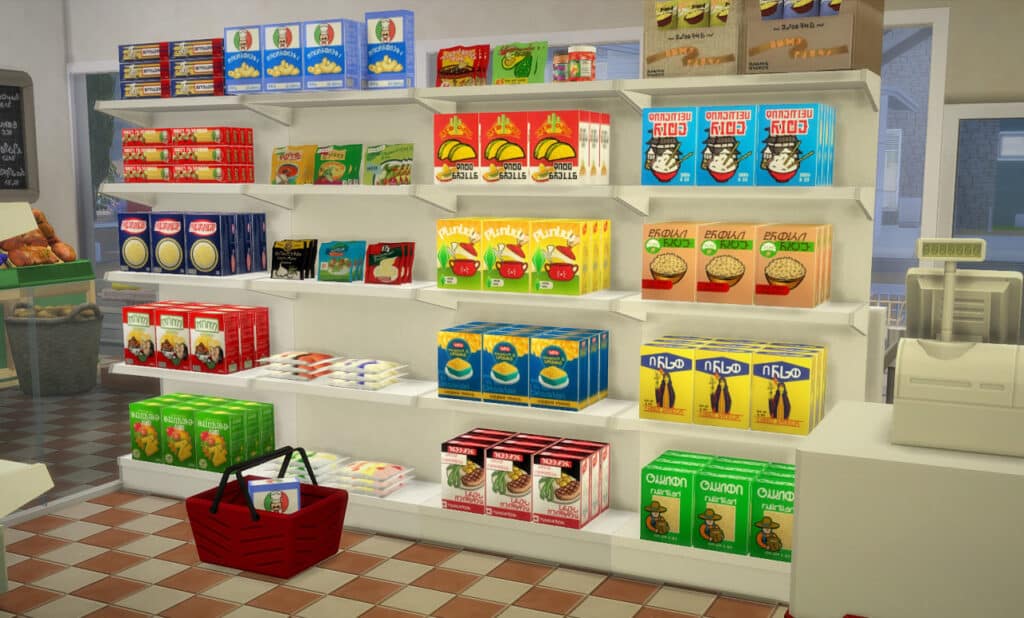 The Best Grocery Store CC for the Sims 4