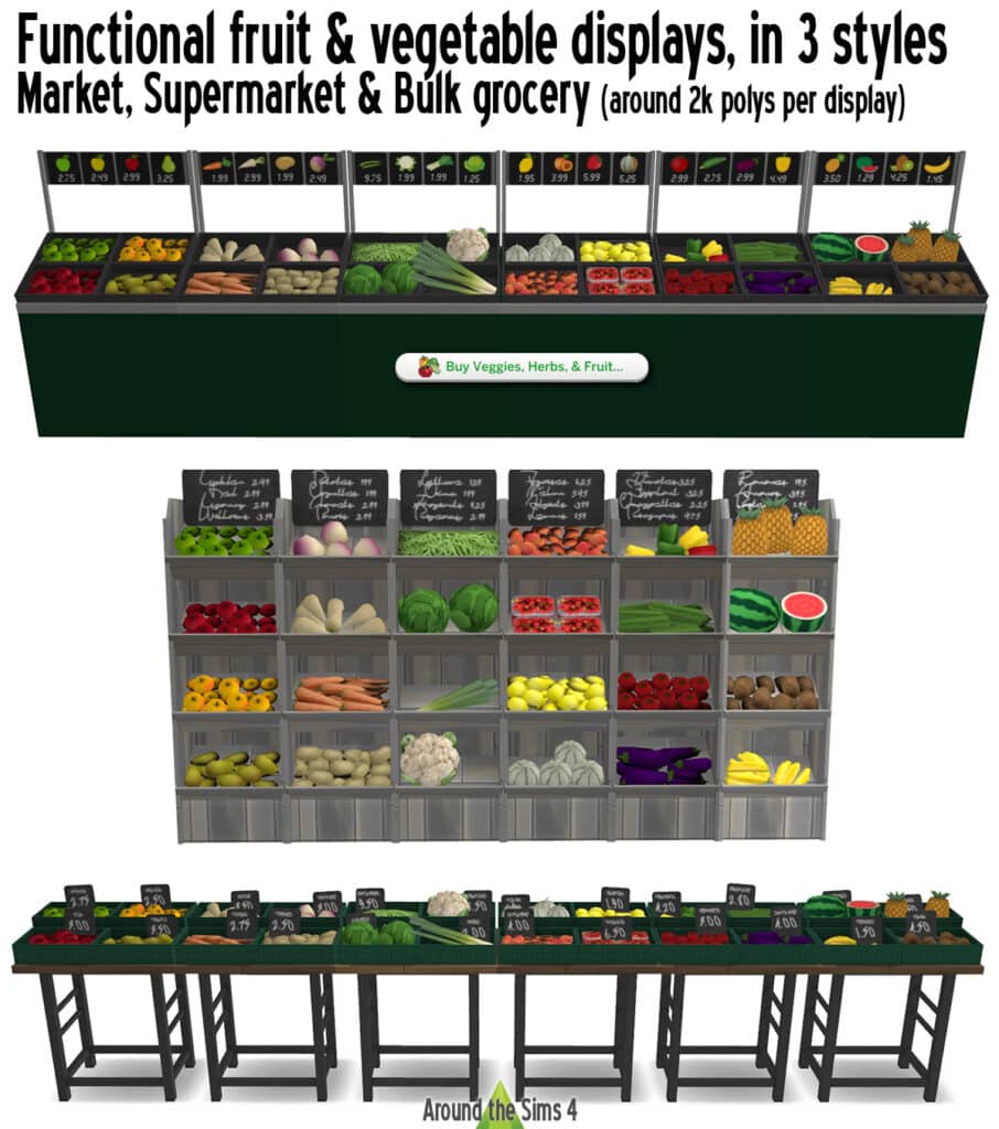 The Best Grocery Store CC for the Sims 4