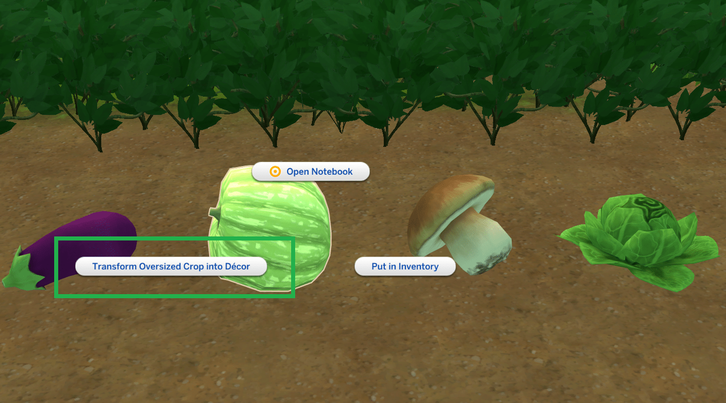 A Complete Guide to The Oversized Crops in The Sims 4