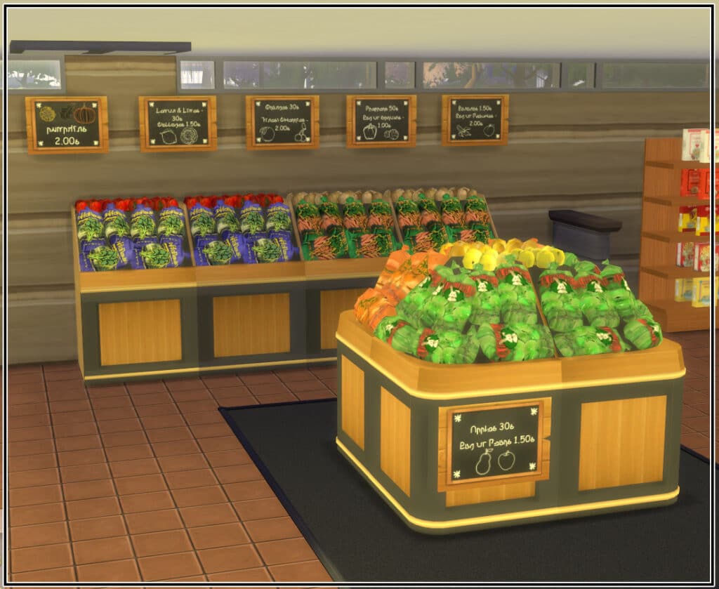 The Best Grocery Store CC for the Sims 4