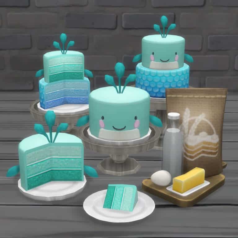 Decadent Birthday Cake Mods & CCs For The Sims 4!