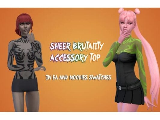 Latest Accessory Tops Custom Content for the Sims 4 — SNOOTYSIMS