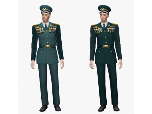 Best Military Uniform Custom Content for the Sims 4 — SNOOTYSIMS