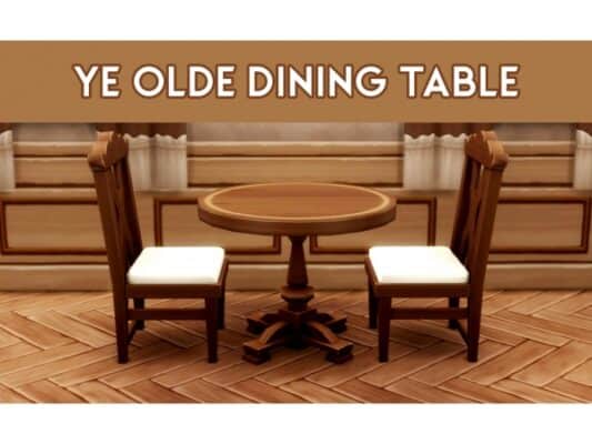 Trending Dining Tables CC for The Sims 4 — SNOOTYSIMS