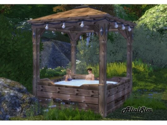 Relish a Relaxing Dip: Incredible Hot Tub CC for The Sims 4!
