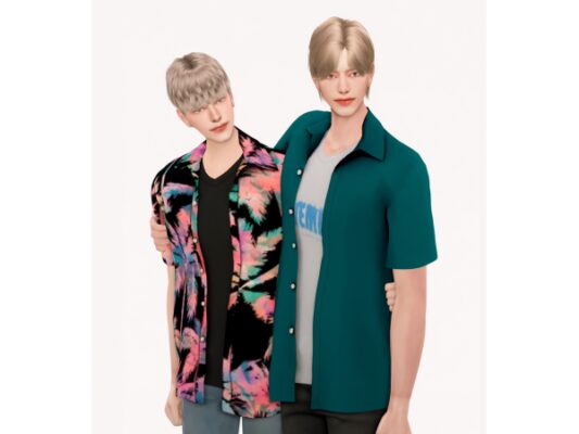 Best Hawaiian shirts Custom Content for the Sims 4 — SNOOTYSIMS