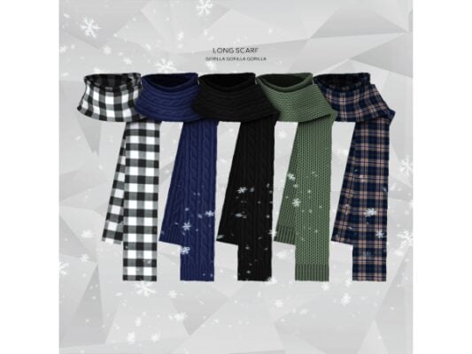 Awesome Scarf Custom Content for Your Sims — SNOOTYSIMS