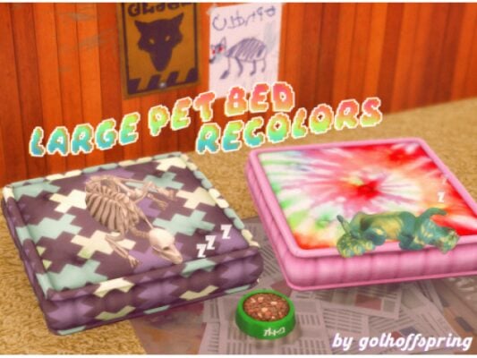 Sims 4 Pet Beds - Top 10 Best Pet Beds CC! — SNOOTYSIMS