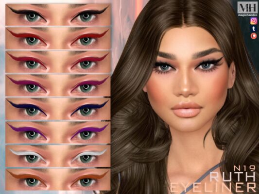 Perfect Eyeliner CC Packs for Your Females in the Sims 4! — SNOOTYSIMS