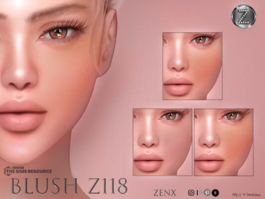 Sims 4 Blush CC Mods — SNOOTYSIMS