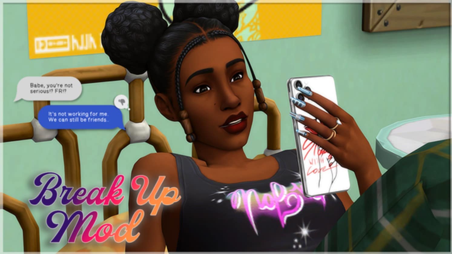 Breakup Over Text Mod: A New Way Of Ditching In The Sims 4!